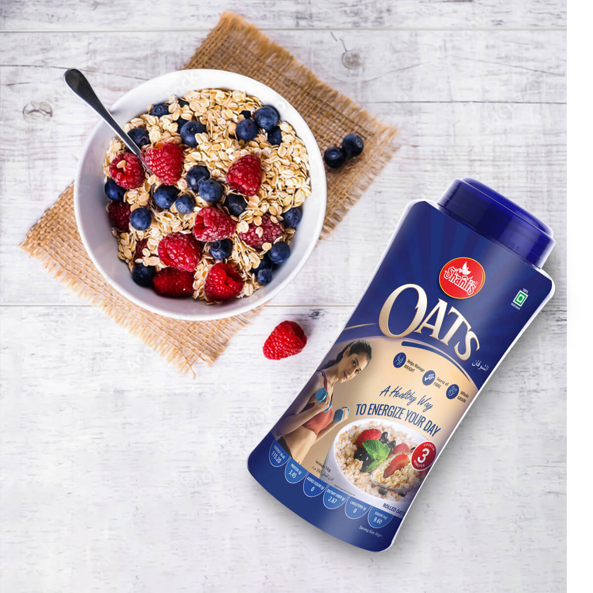 100% Natural with Instant Rolled Oats Flakes & Flour Manufacturer ...